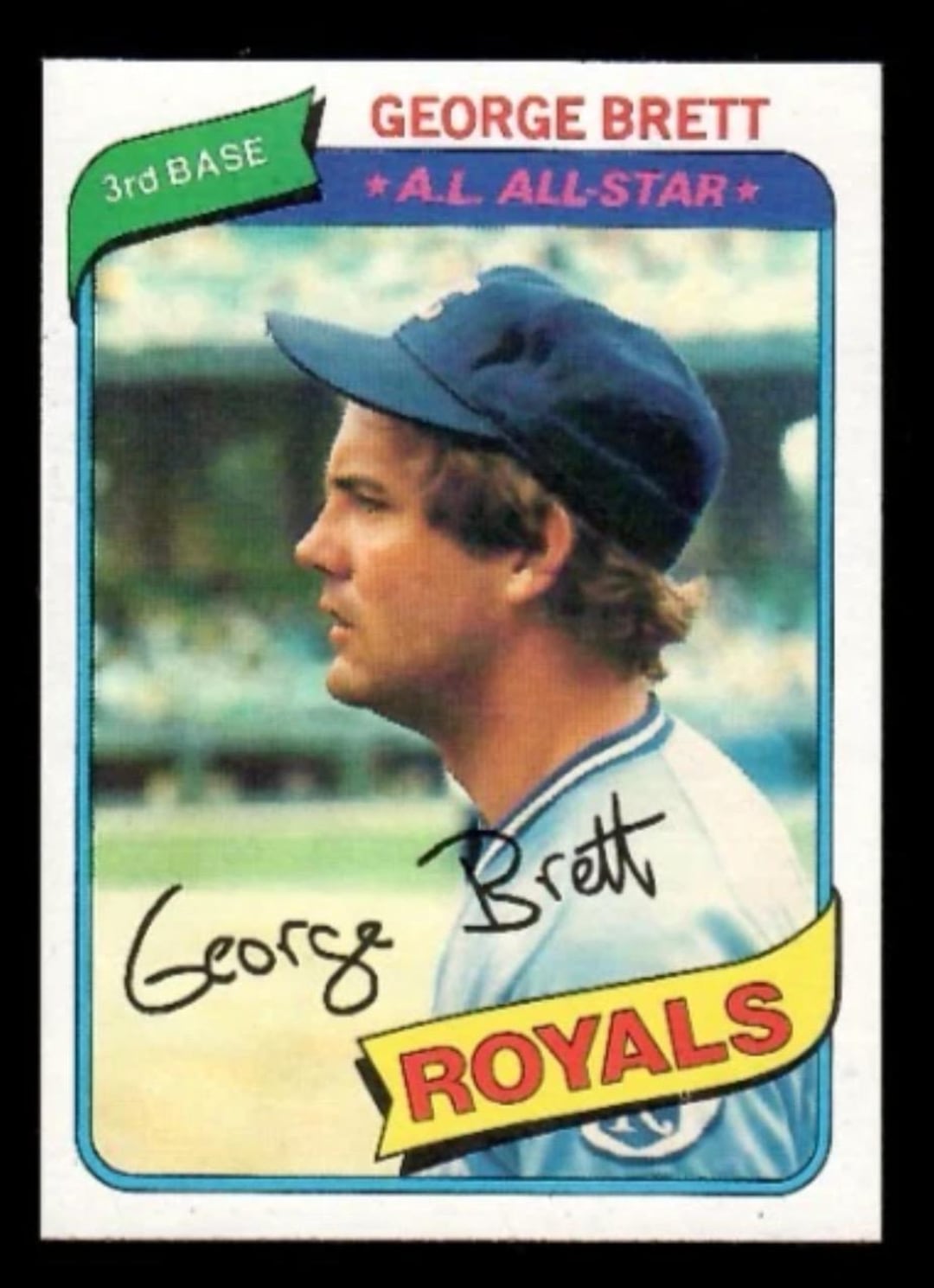 George Brett 1980 Topps Kansas City Royals Baseball Card #450 - Etsy