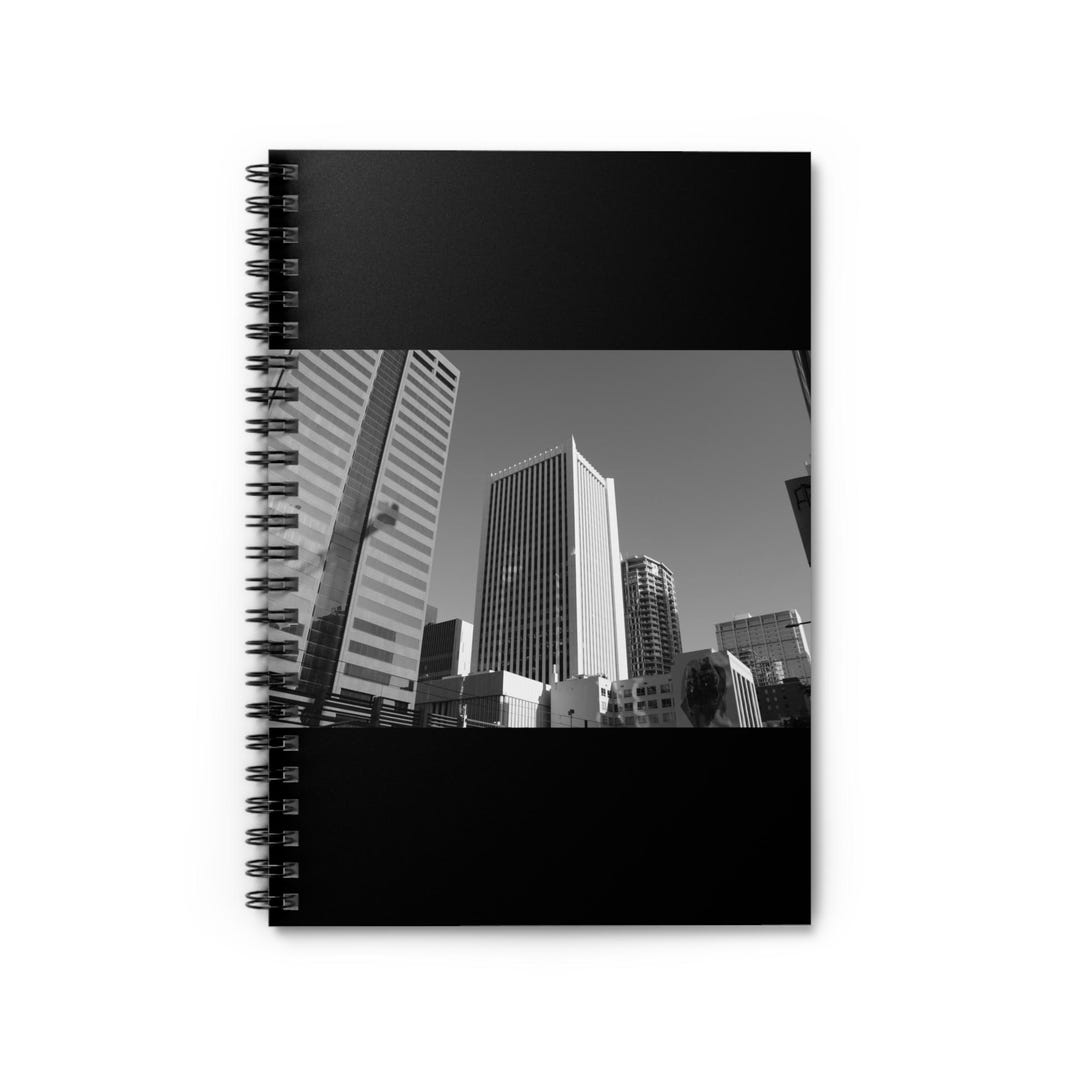 Urban Skyline Spiral Notebook - Perfect for Students, Professionals ...