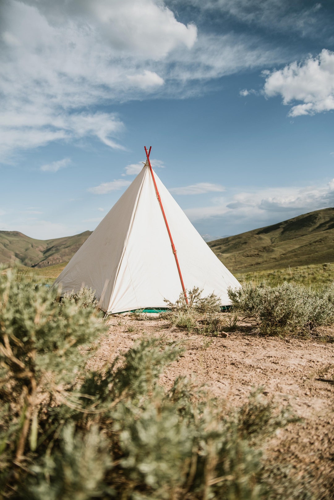 Cowboy Teepee, Canvas Tent, Spike Tent, Tipi Tent - Etsy