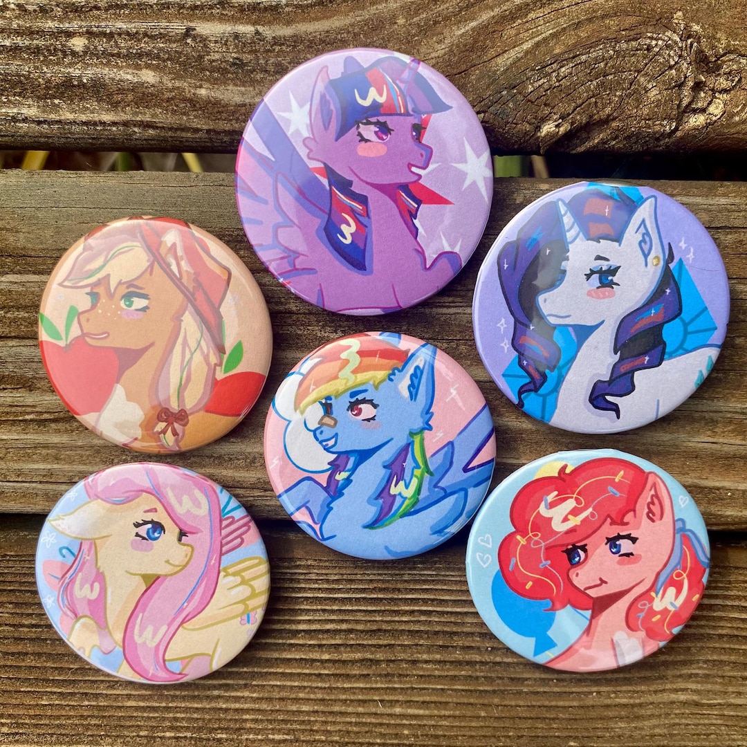 My Little Pony Buttons - Etsy