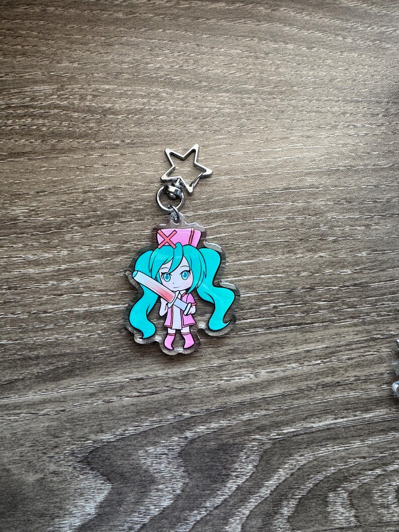 Hatsune Miku Keychains - Etsy