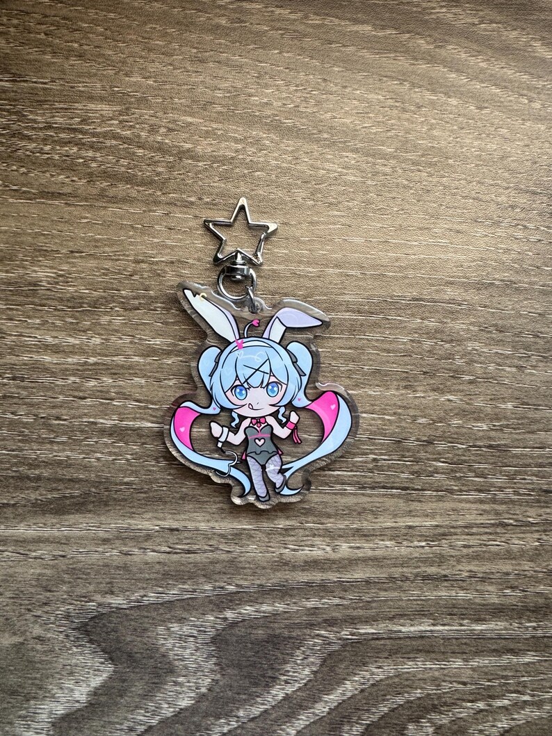 Hatsune Miku Keychains - Etsy