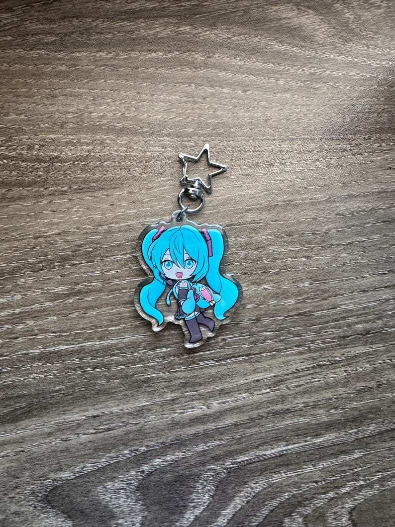 Hatsune Miku Keychains - Etsy