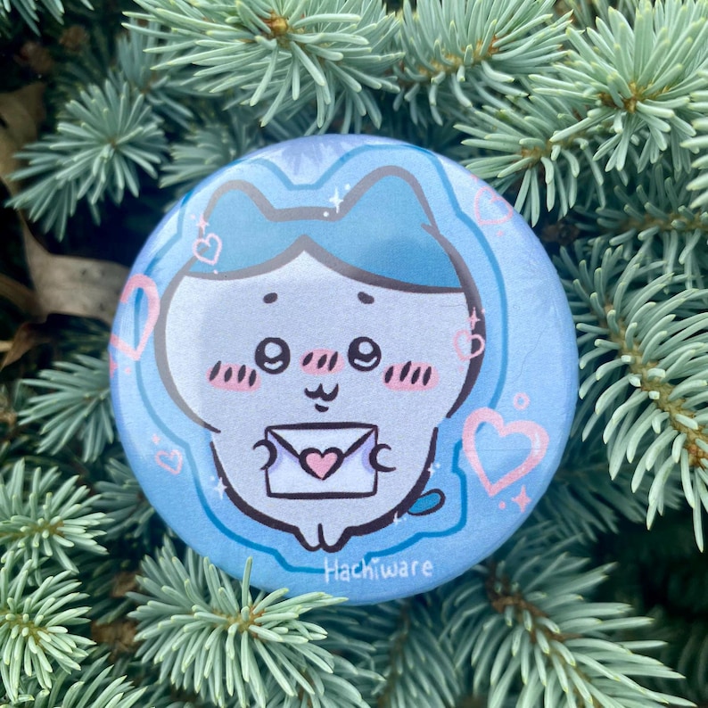 Chiikawa Character Buttons: Anime Kawaii Accessories - Etsy