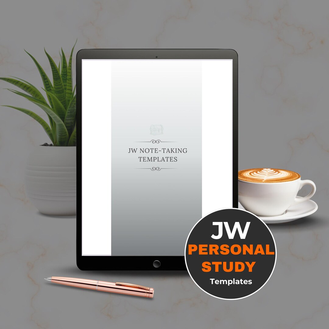JW Study Planner 2025-2026: Floral Minimalist Design (digital Download ...