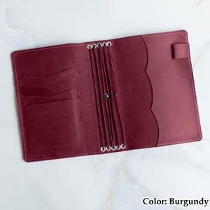 Leather Travel Notebook Cover, Monogrammed Notebook Cover, Notebook ...