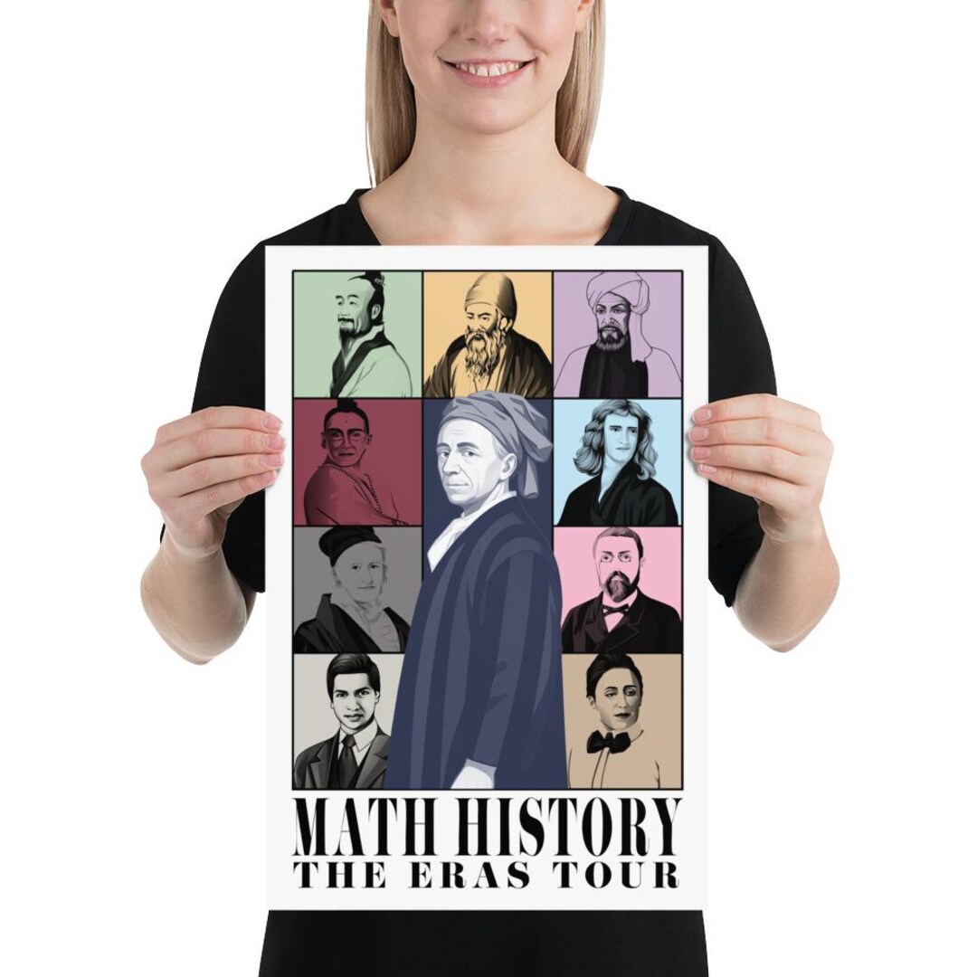 Math History Eras Tour Poster - Etsy
