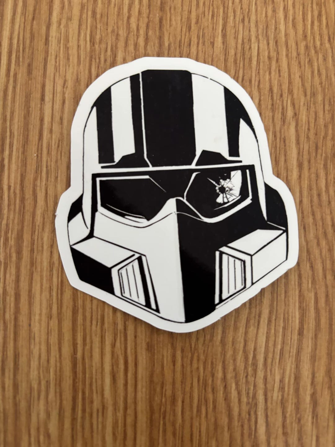 Helldiver B-01 Helmet Sticker - Helldivers 2 Video Game - Etsy UK