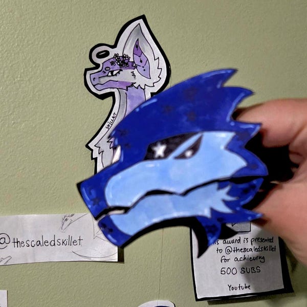 Forkscales Dragon Puppets - Etsy