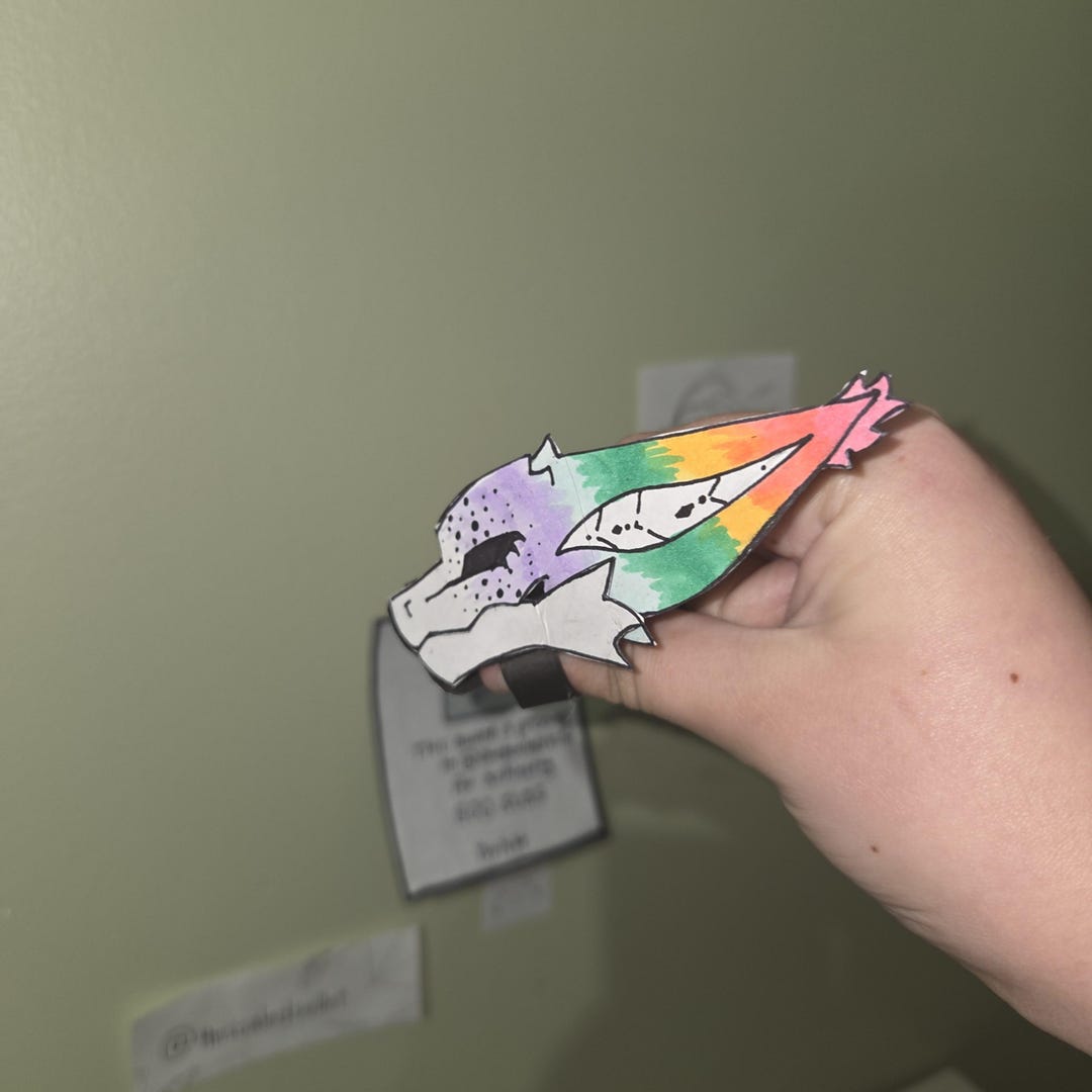 Mini Dragon Puppet - Etsy