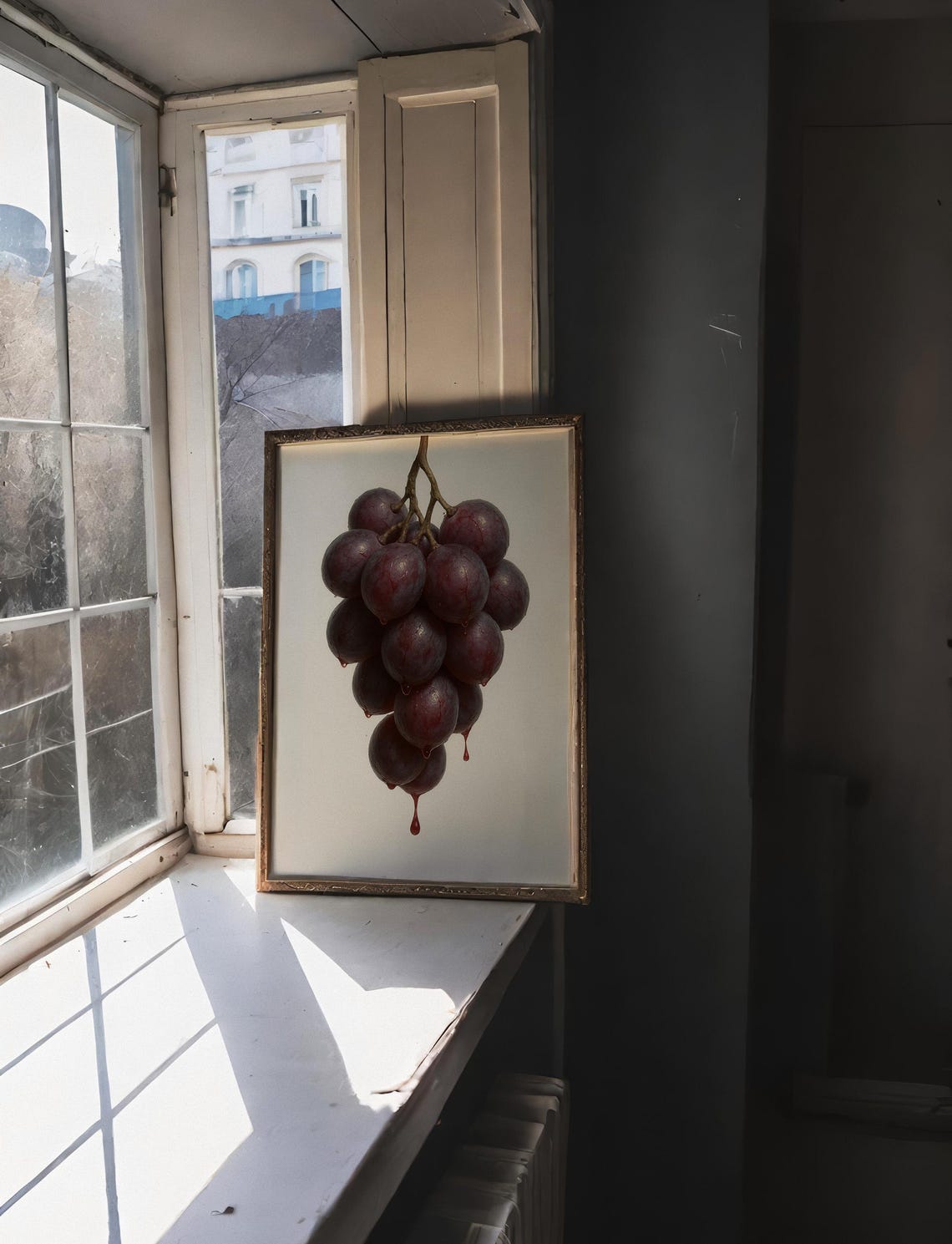 Grape Print, Dark Fruit Wall Art, Food Photography, Digital Kitchen ...