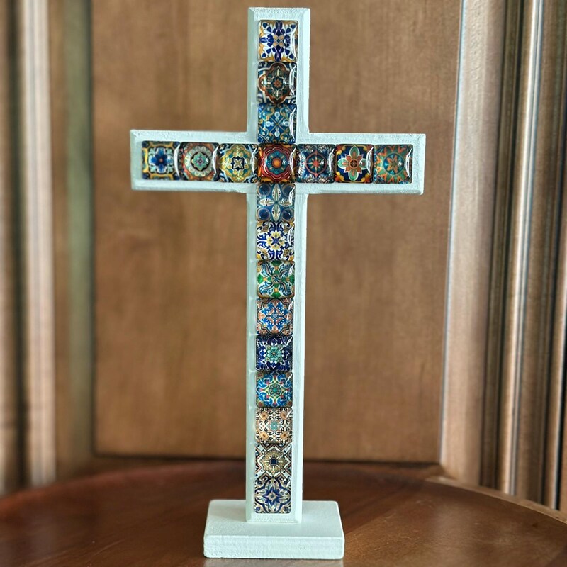 Mosaic Cross - Etsy