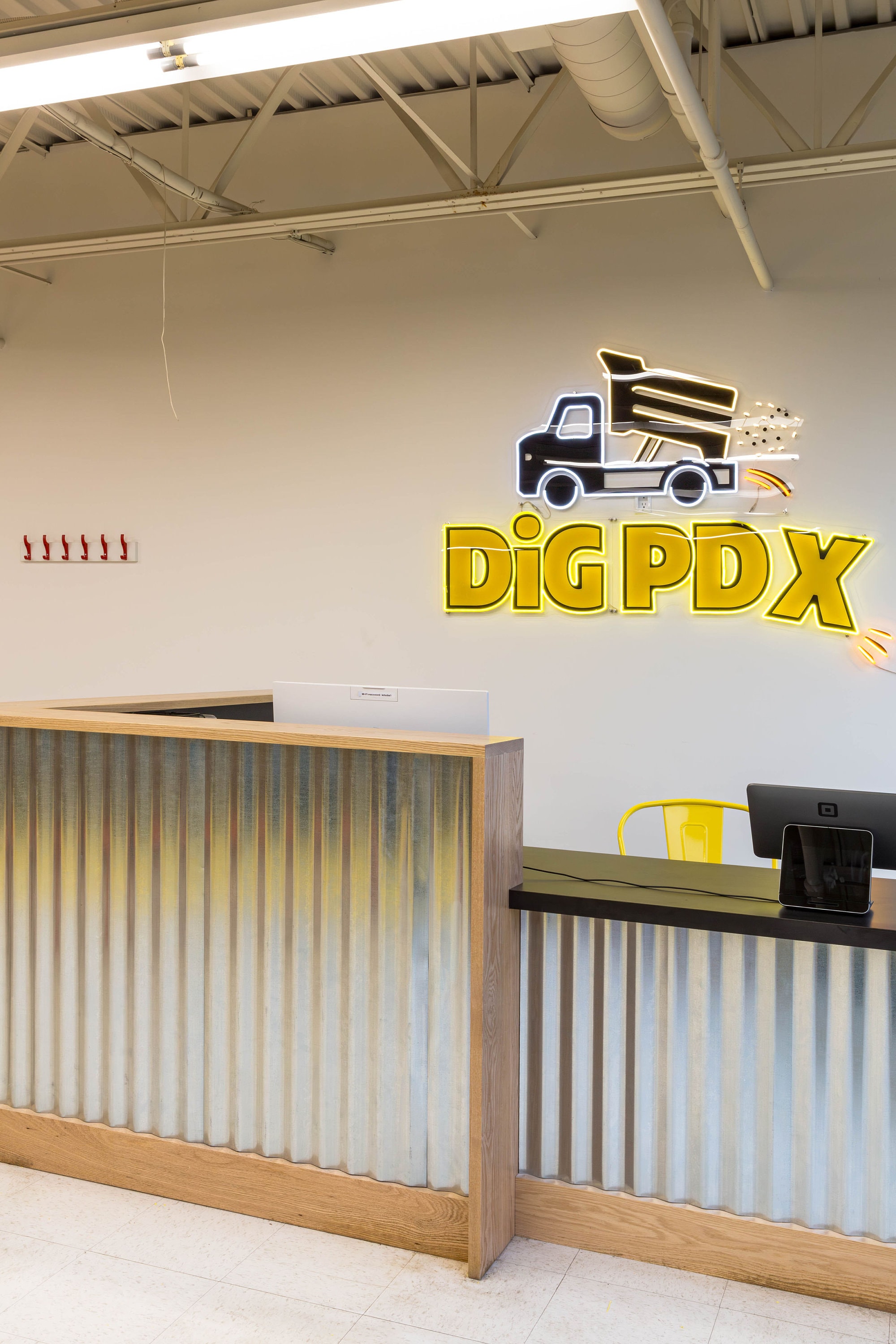 Corrugated Metal Reception Desk - Etsy