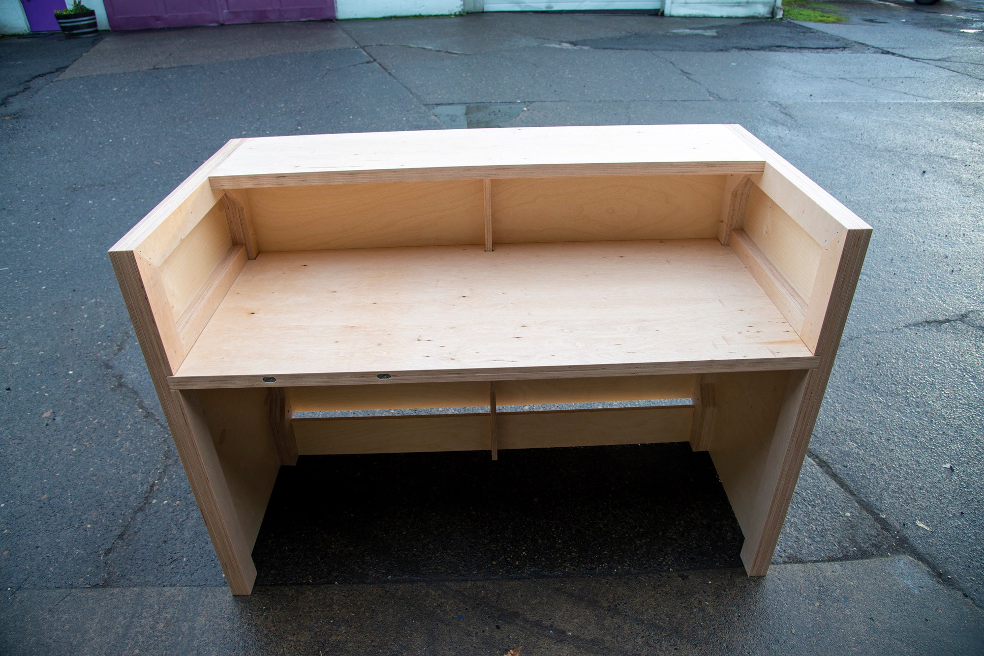 Hybrid - Baltic Birch Reception Desk With Carved Logo and FREE SHIPPING ...