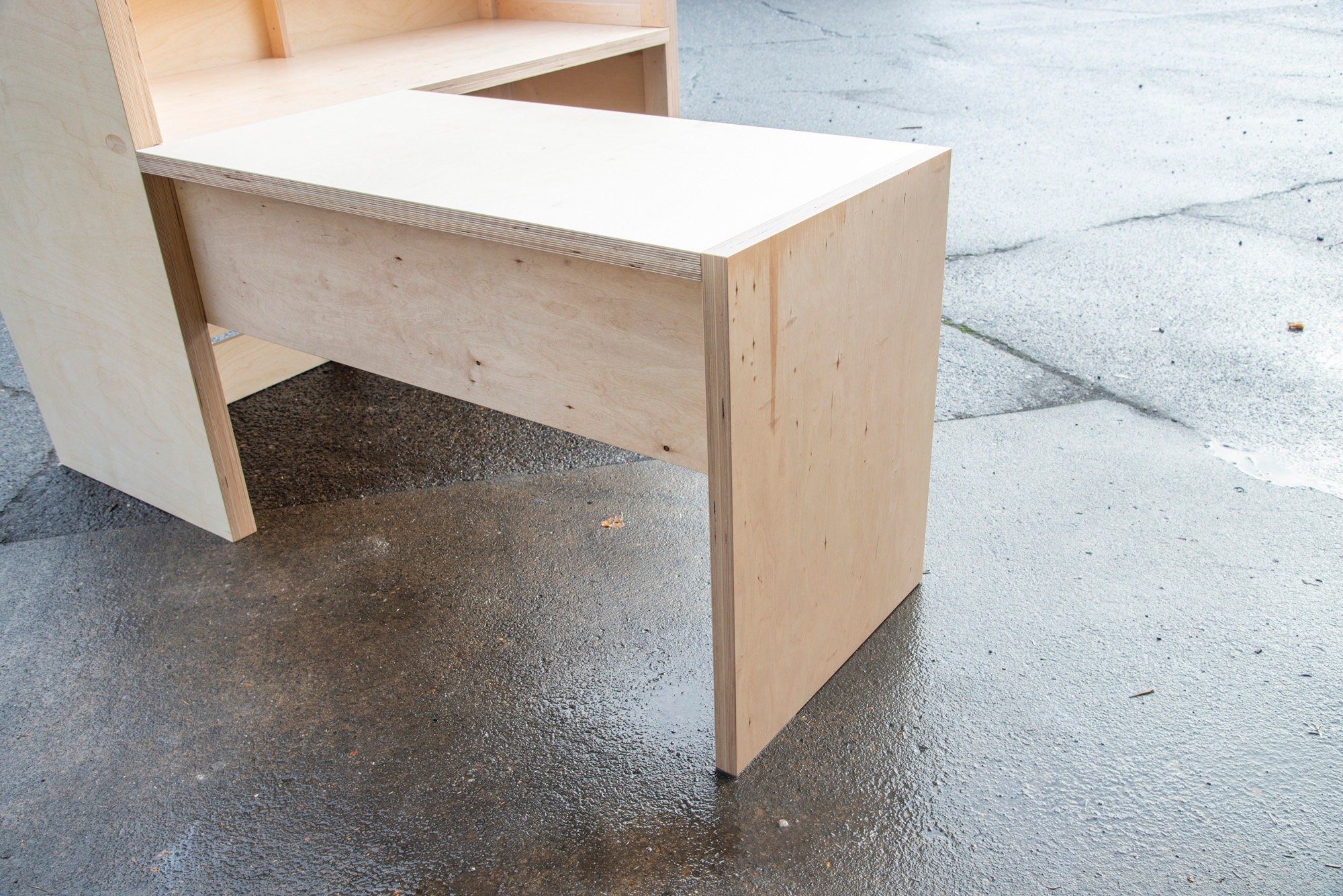 Hybrid - Baltic Birch Reception Desk With Carved Logo and FREE SHIPPING ...