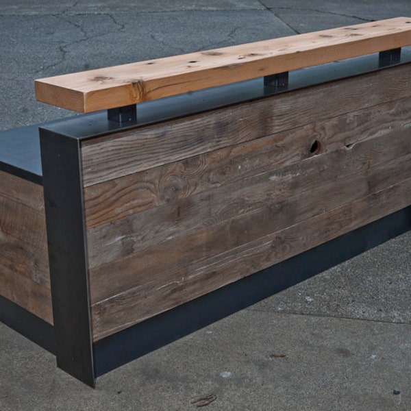 Industrial Reception Desk - Etsy