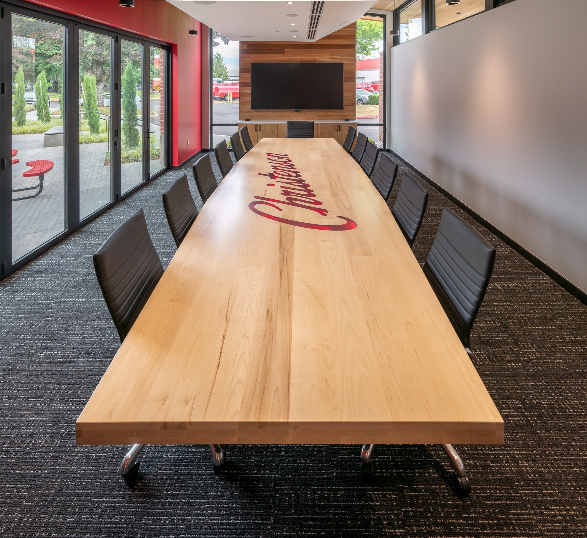 Resin Cast Logo Conference Table - Etsy