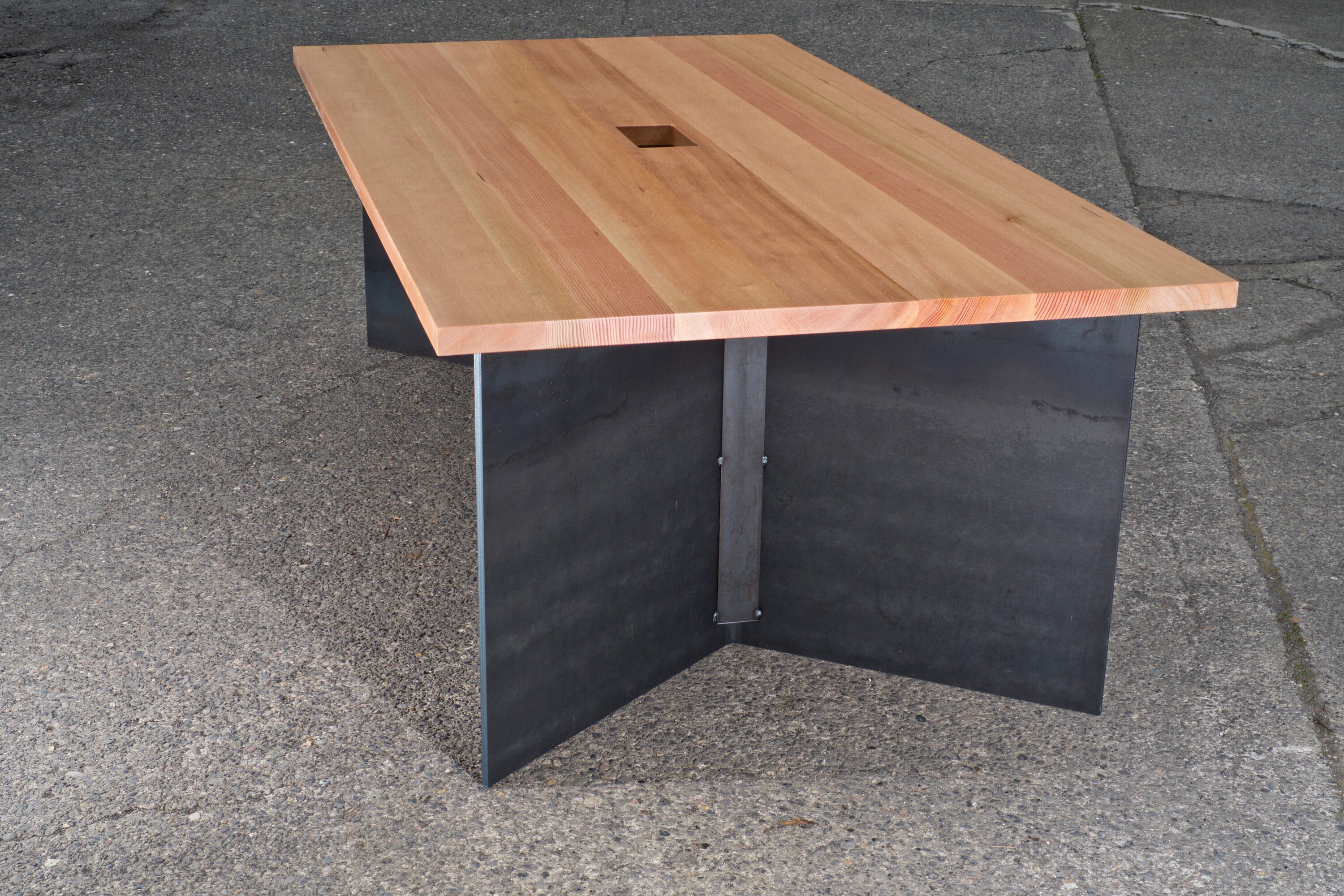 Wedge Base Conference Table - Etsy