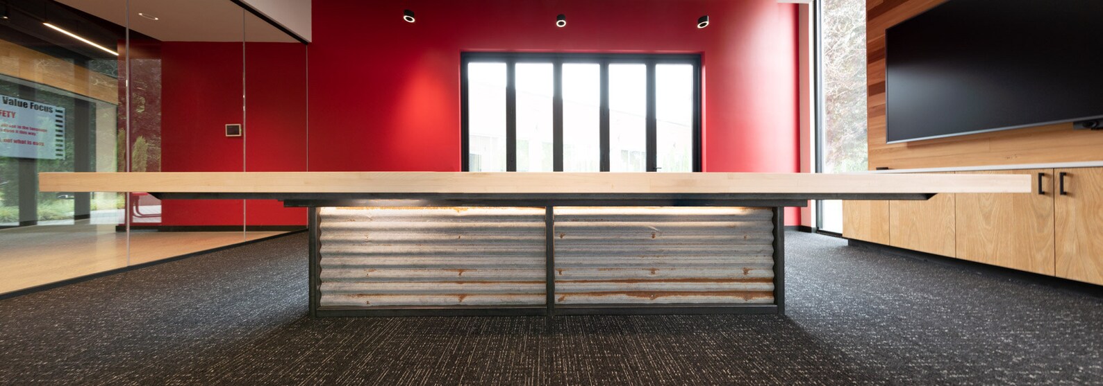 Resin Cast Logo Conference Table - Etsy