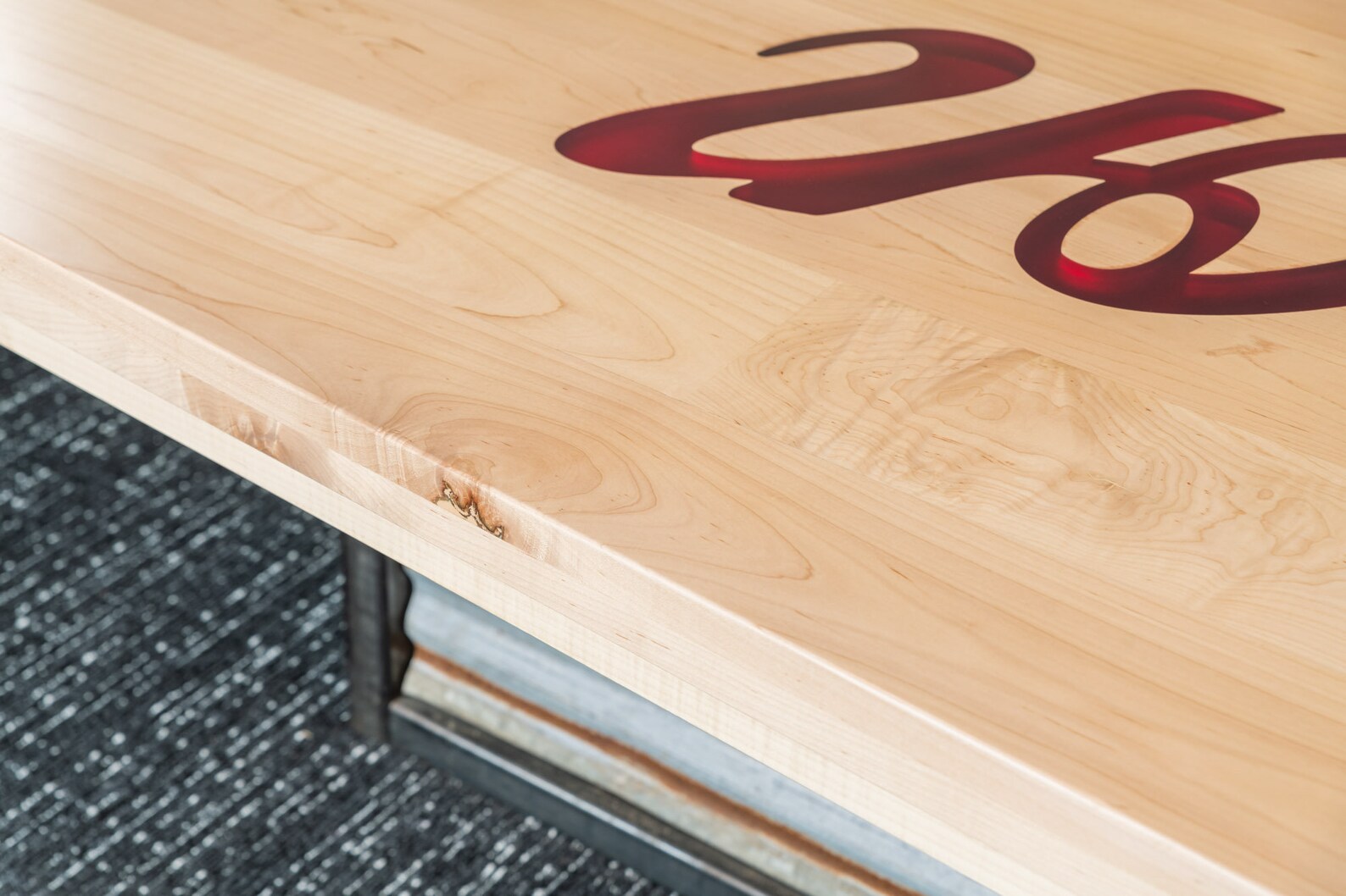 Resin Cast Logo Conference Table - Etsy