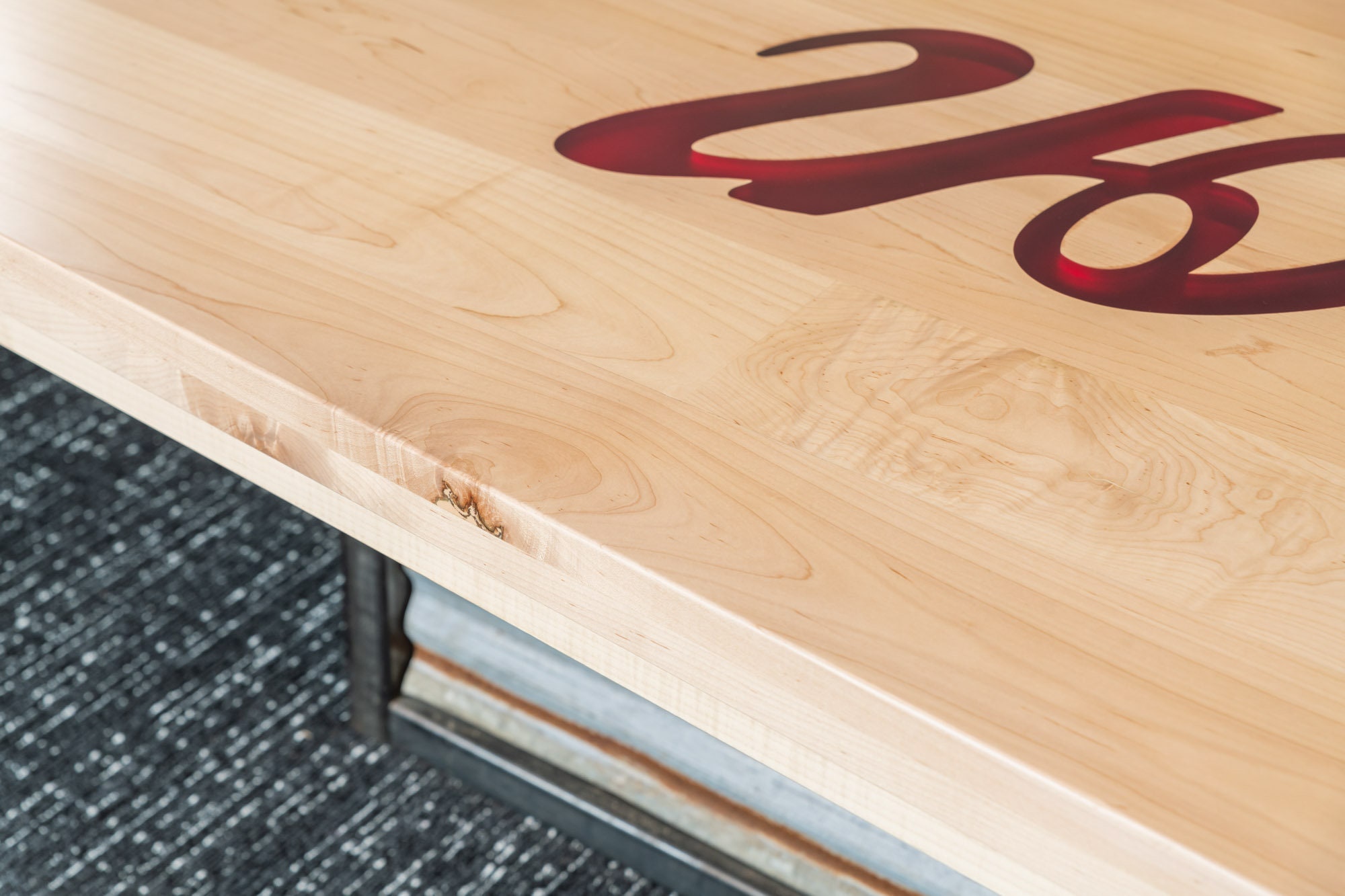 Resin Cast Logo Conference Table - Etsy