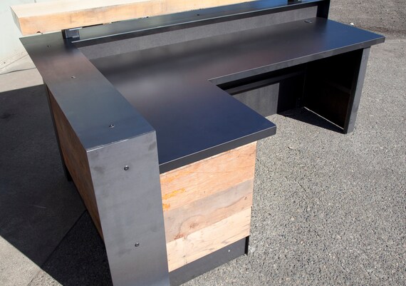 Metal wrapped desk store