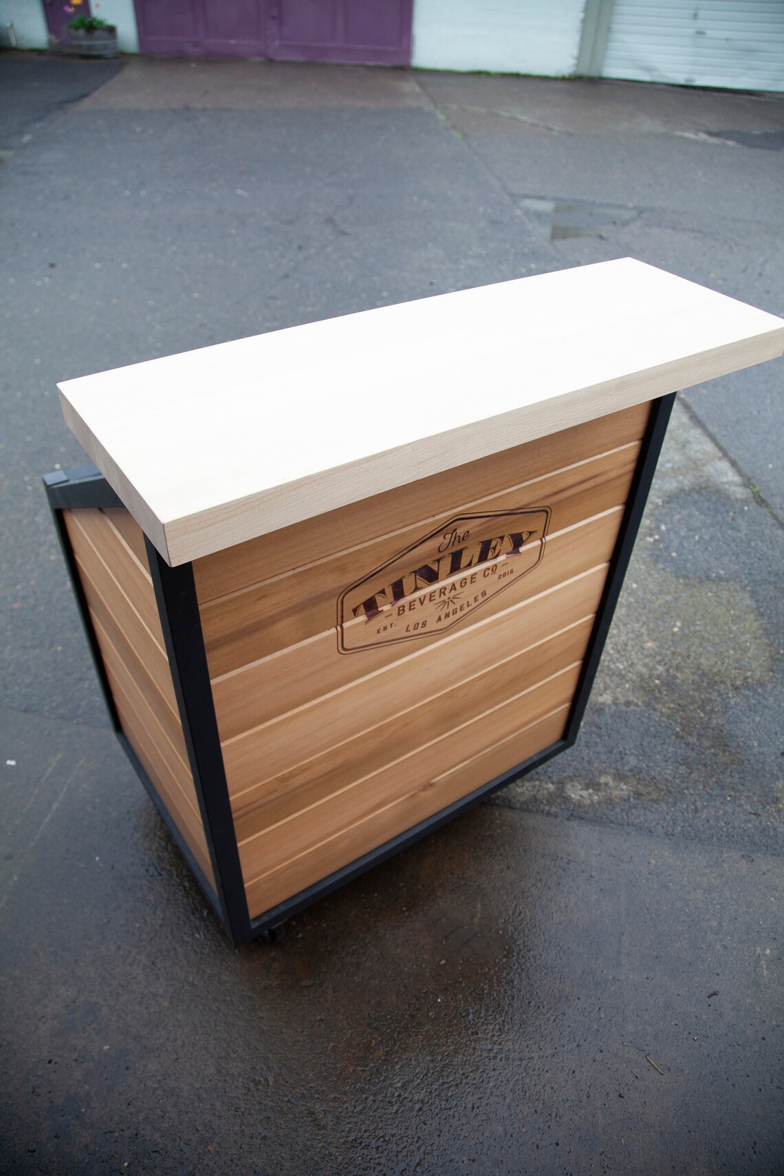 Portable Bar With Custom Engraved Logo - Etsy