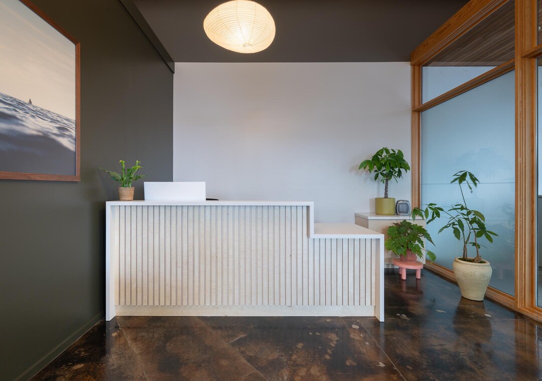 Baltic Birch Tambour Reception Desk - ADA Compliant - Etsy