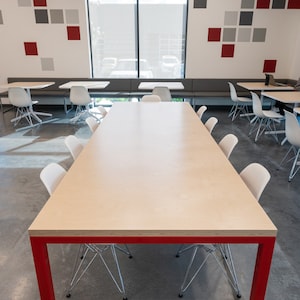 Painted Parsons Style Table With Baltic Plywood Top - Etsy