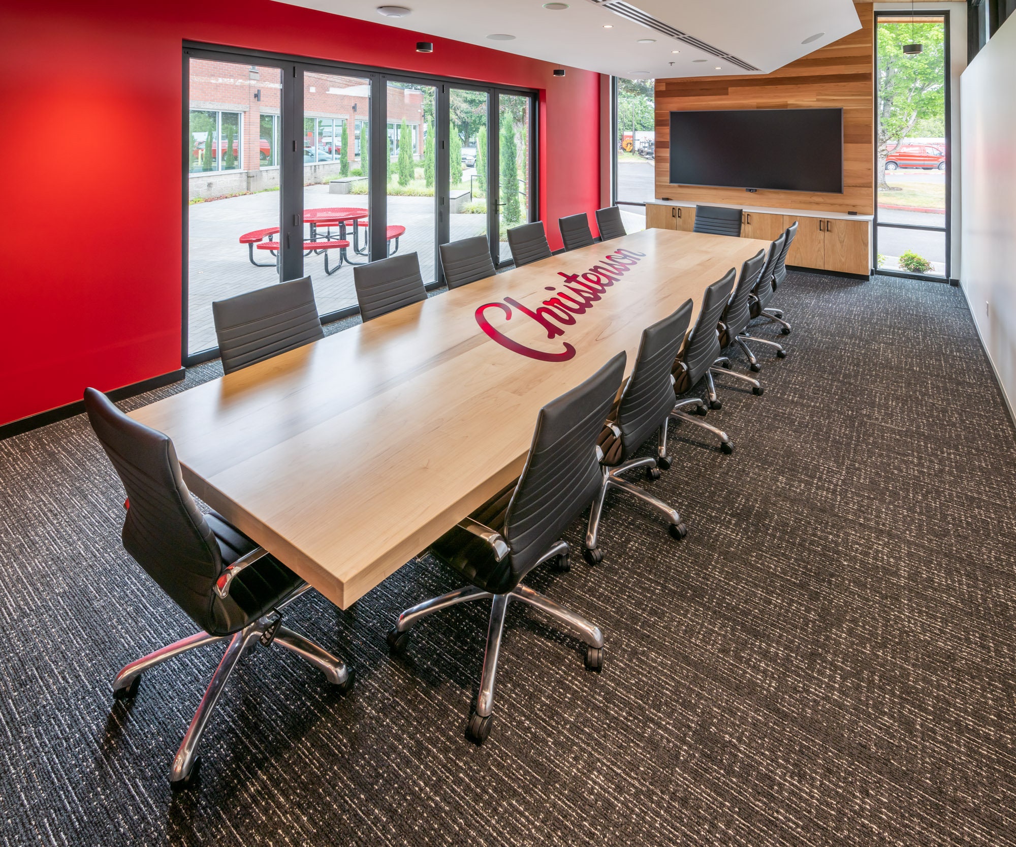 Resin Cast Logo Conference Table - Etsy