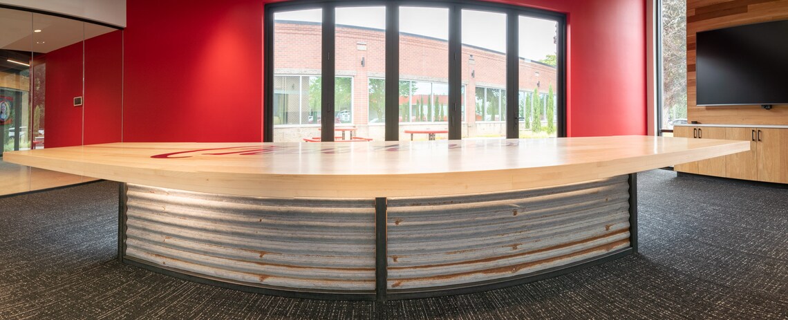 Resin Cast Logo Conference Table - Etsy