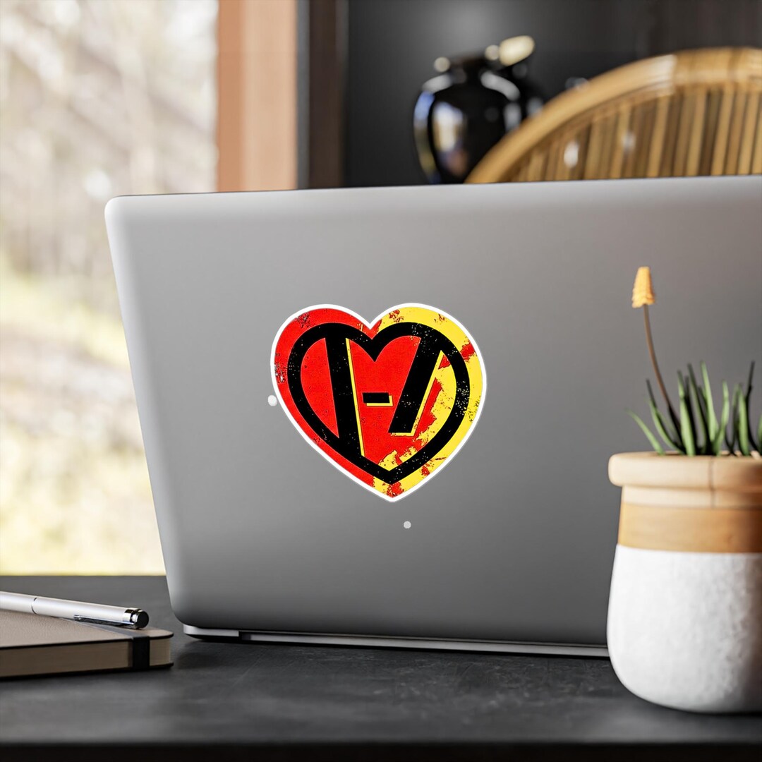 Twenty One Pilots Heart Logo Sticker | Kiss-cut Vinyl Decal - Etsy