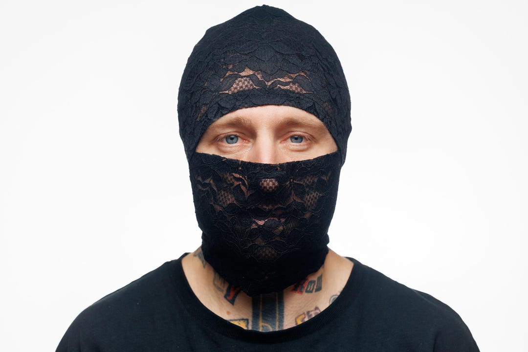 Handmade Lace Ninja Mask, Cosplay Masquerade Hood - Etsy