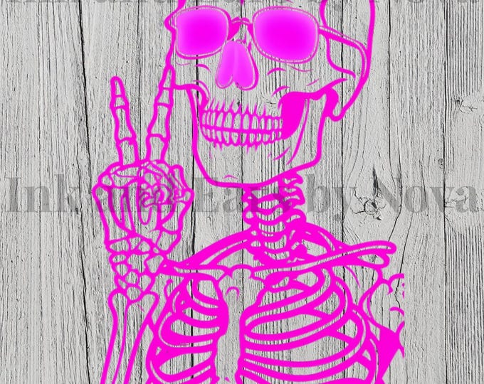 Neon Skeleton - Etsy