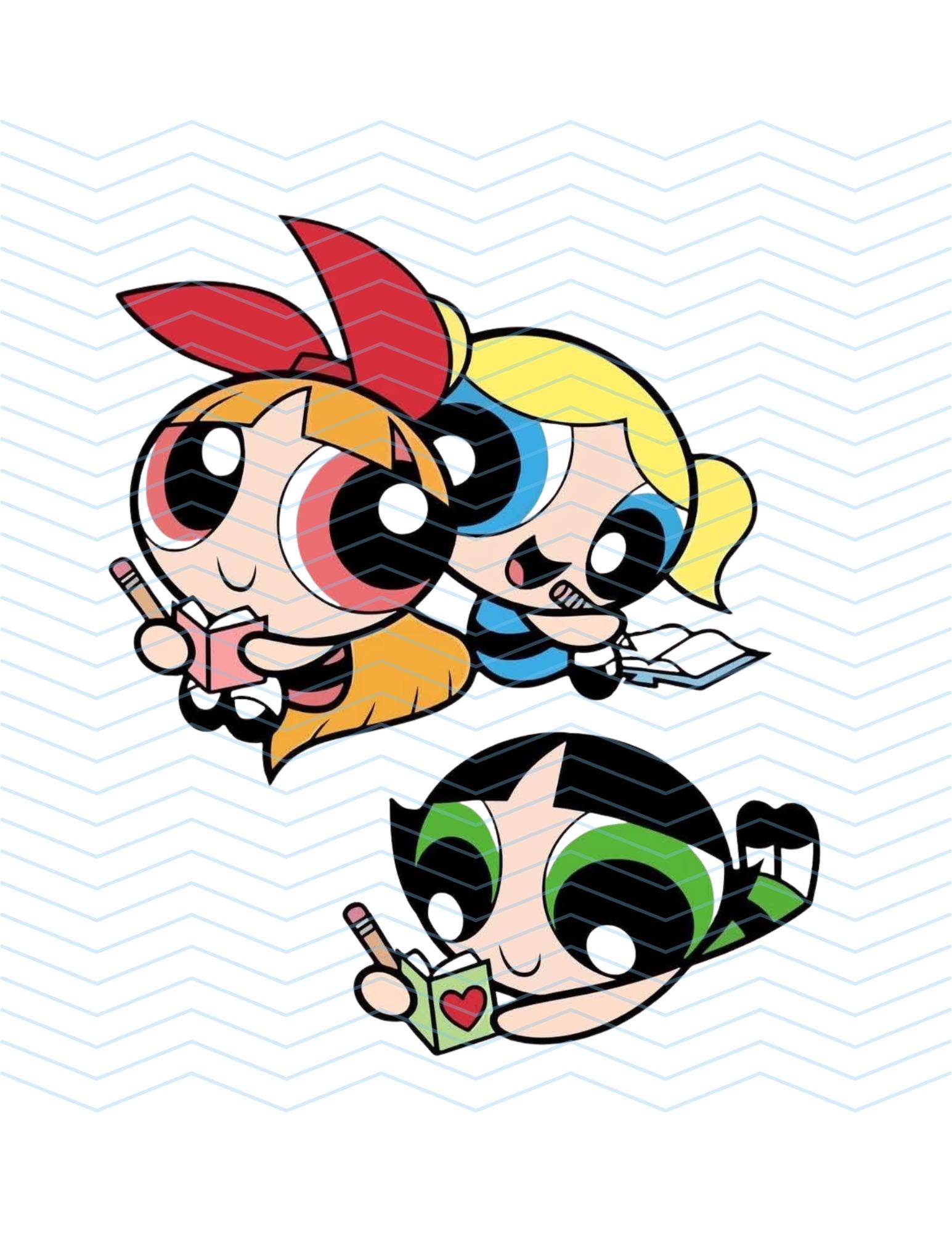 Powerpuff Girls PNG Bundle | 18 Transparent Files (digital Download) - Etsy