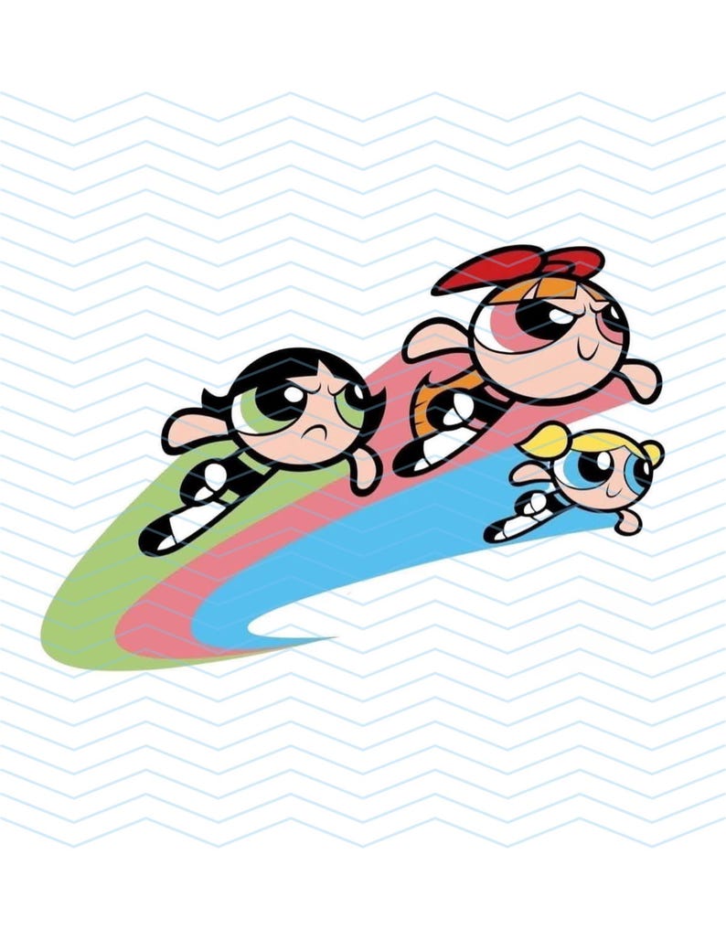 Powerpuff Girls PNG Bundle | 18 Transparent Files (digital Download) - Etsy