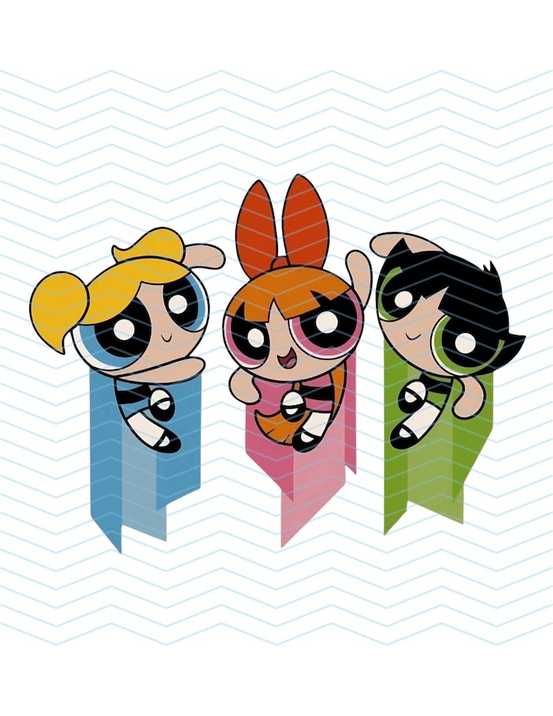 Powerpuff Girls PNG Bundle | 18 Transparent Files (digital Download) - Etsy