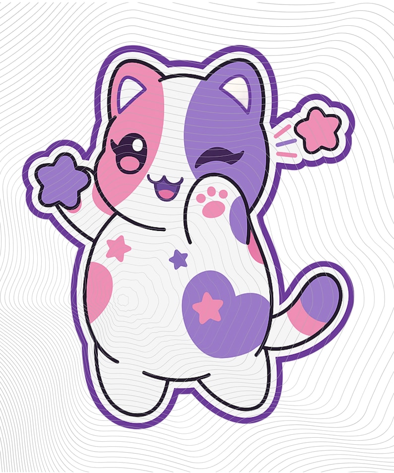 Meemeows Aphmau & Friends Pack, Cute Cats Clipart, Meemeow, Aaron, Ein ...