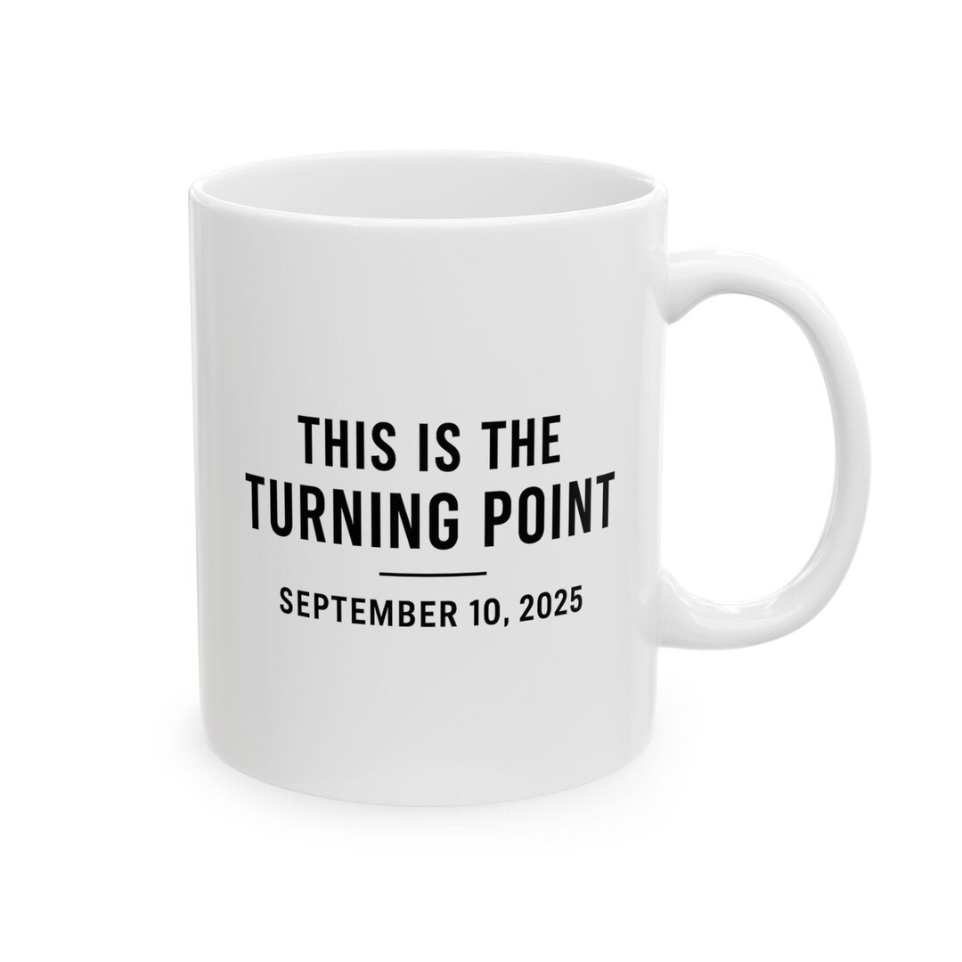 Turning Point 2025 Commemorative Mug: Inspirational Keepsake Coffee Cup ...