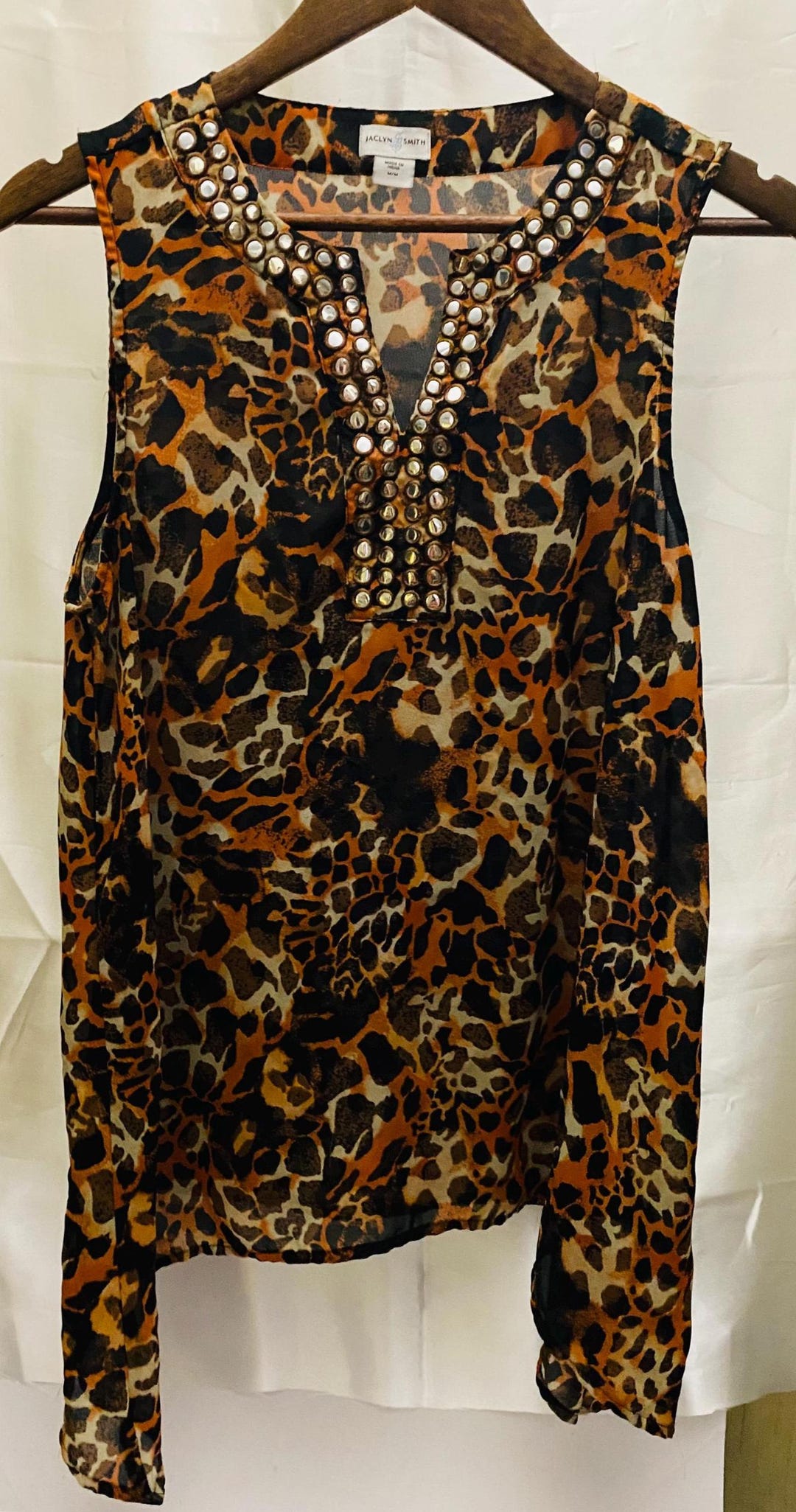 Jaclyn Smith Light and Airy Sleeveless Tank. Size Medium, Sheer and ...