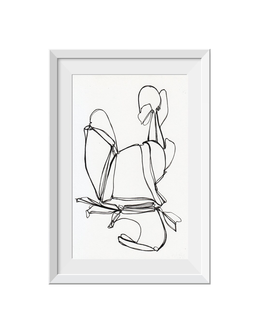 ORIGINAL Line Drawing, Black and White, Pen and Ink, Ink on Paper ...