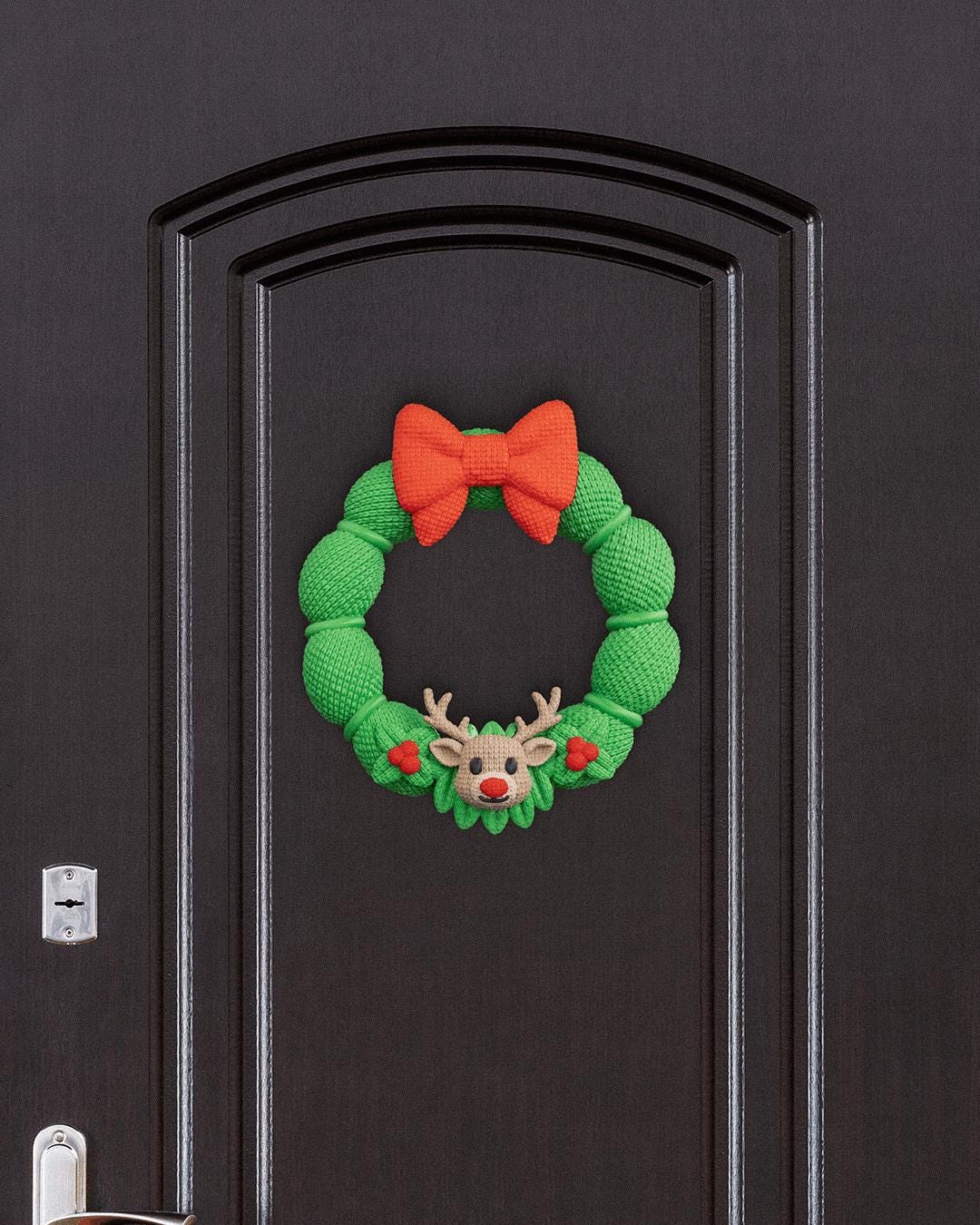 Deerly Welcome 3D Printed Wreath - Etsy