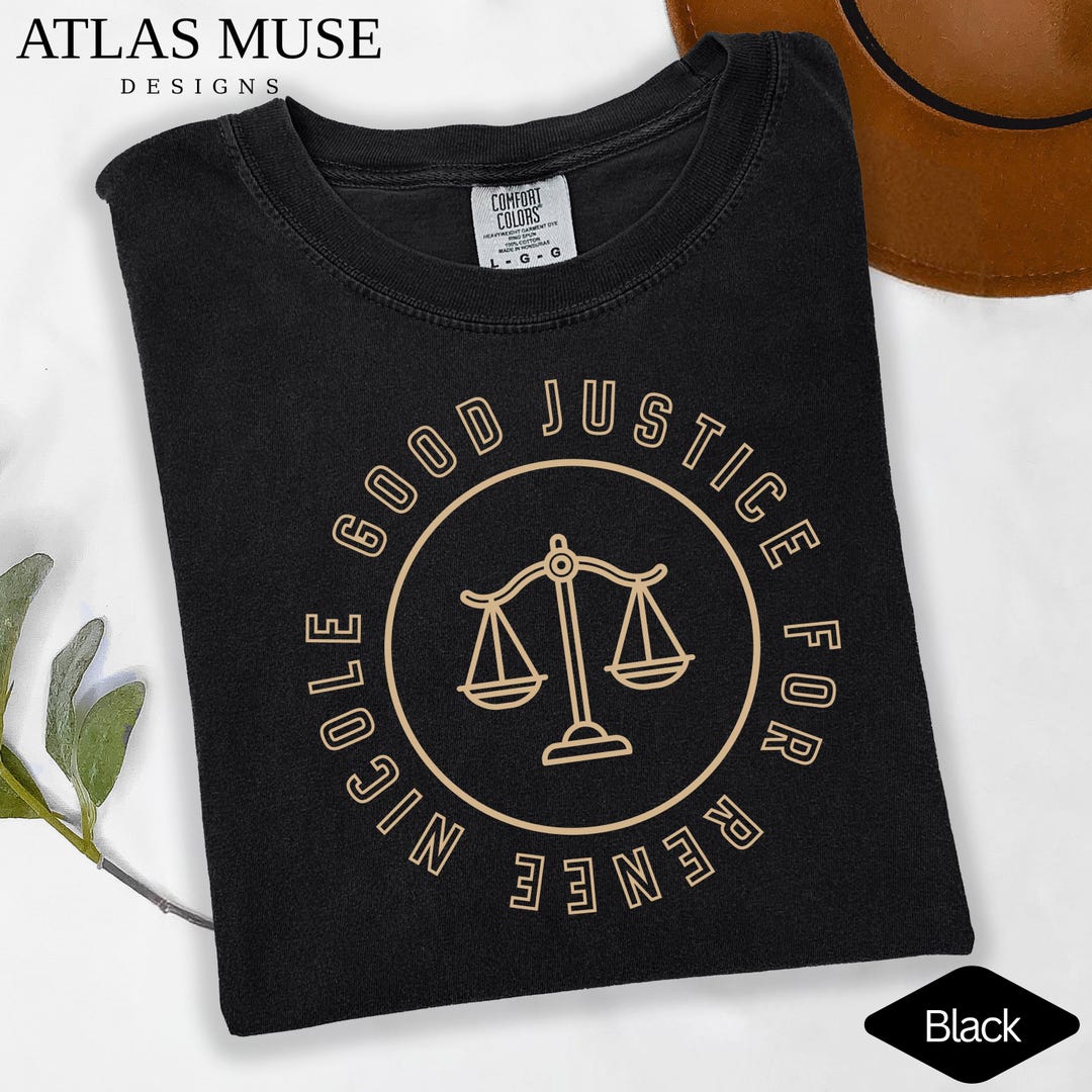 Justice for Renee Nicole Shirt, Scales of Justice, Awareness Tee - Etsy