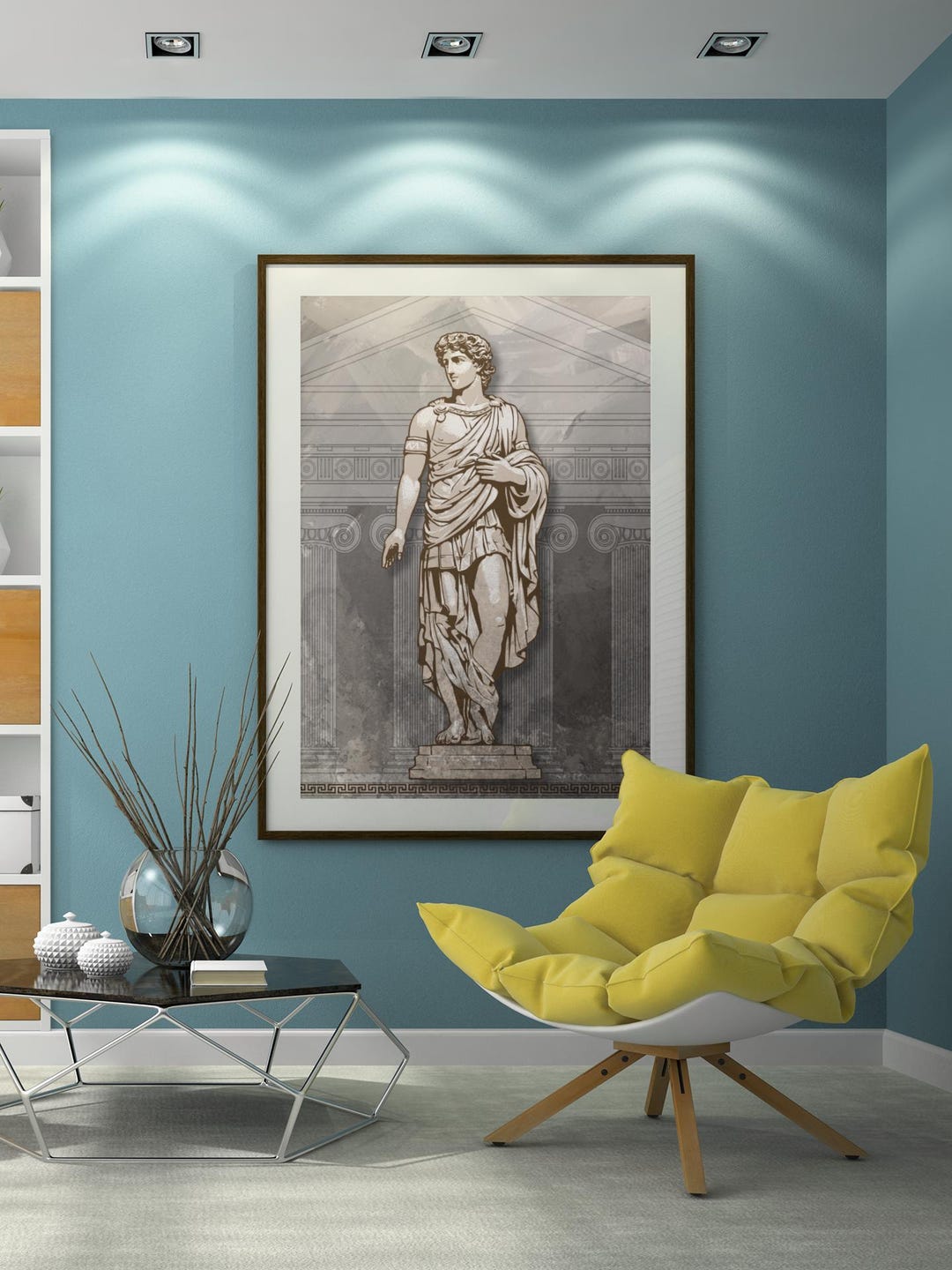 Greek Statue Print: Ancient Roman Sculpture, Neo Classical Wall Art ...