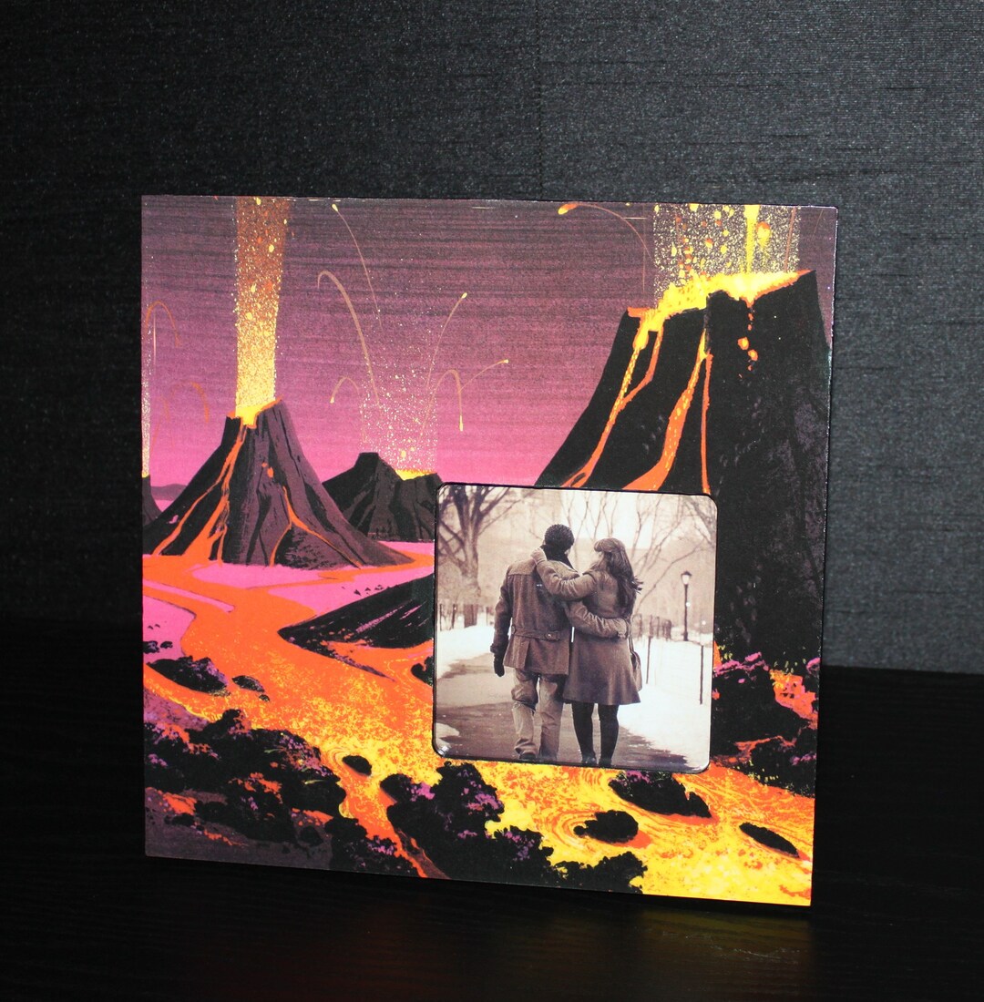 Buy Fantasia the Rite of Spring Volcano Vintage 1940 Picture Frame ...