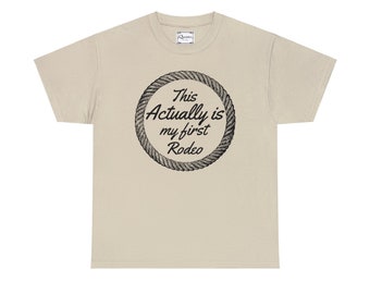 This is My First Rodeo Oversized Tshirt Country Western Apparel 90s ...