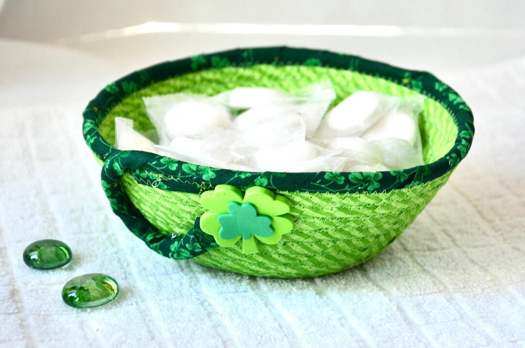 St. Patrick's Day Gift, Desk Accessory Bowl, Ring Dish, Handmade ...