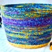 Handmade Textile Basket, Gorgeous Batik Fabric Bin, Office Waste Paper ...