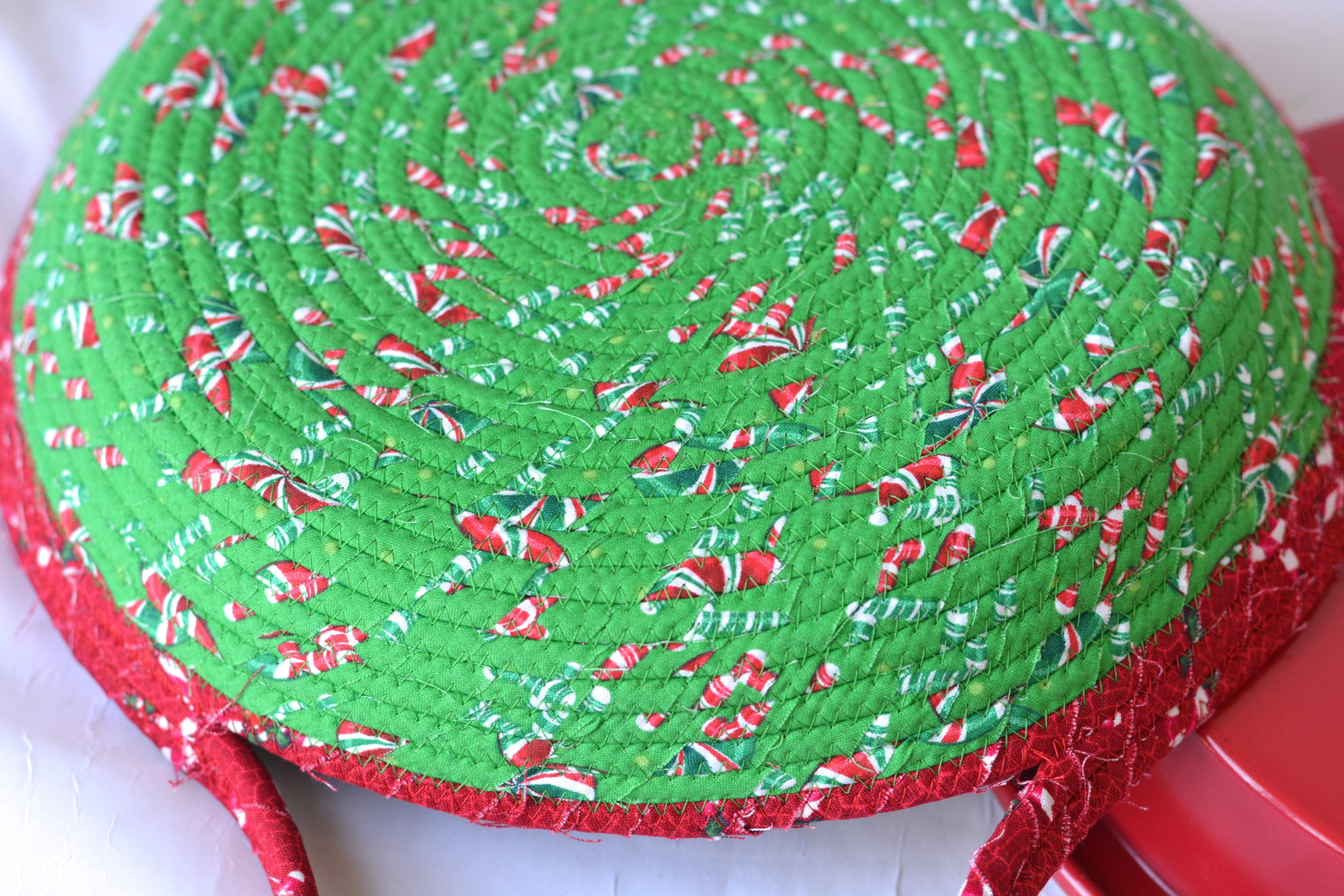 Christmas Pie Caddy Carrier, Handmade Holiday Basket, Cookie Dessert ...