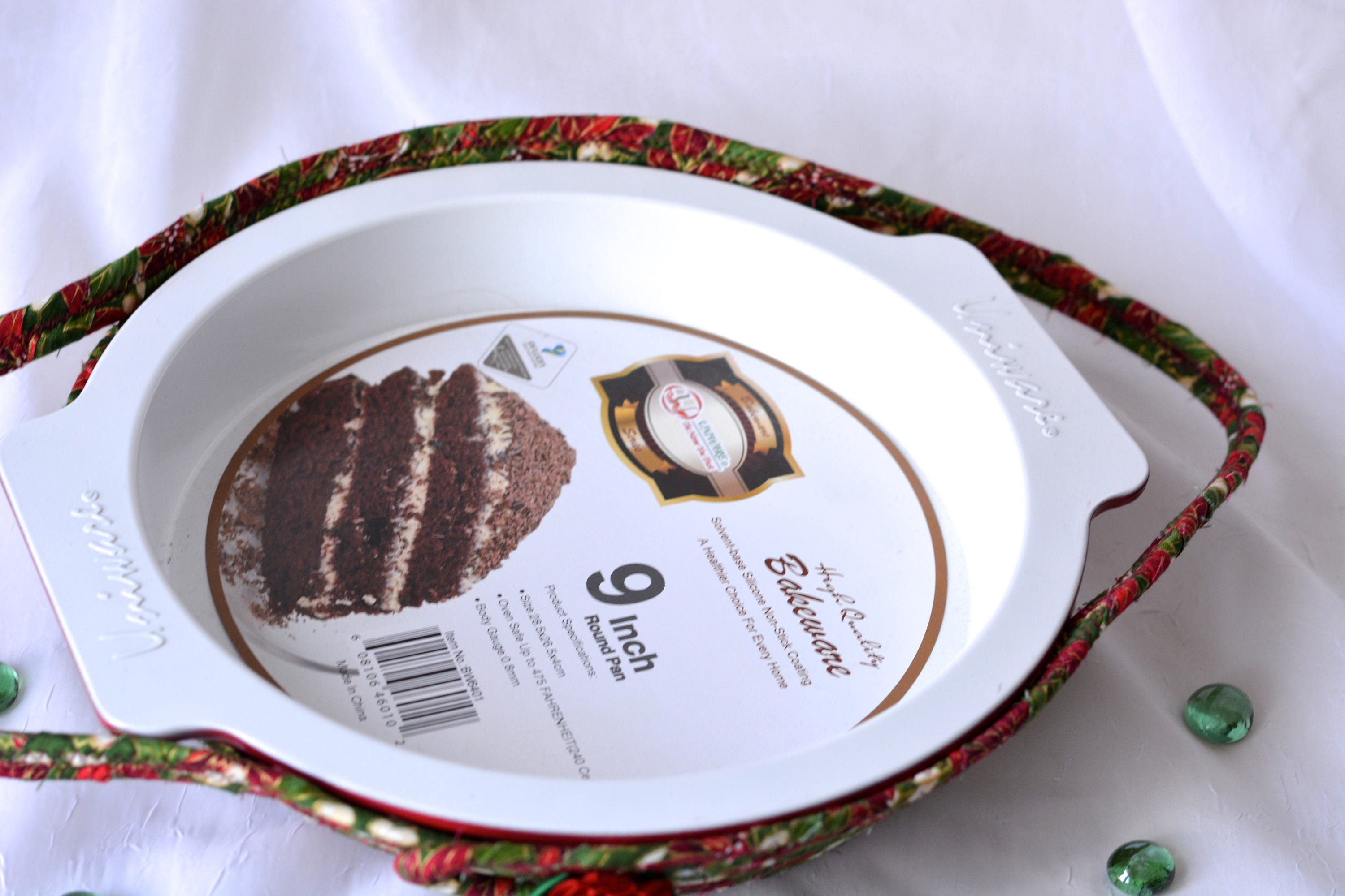 Christmas Pie Carrier Basket, Handmade Holiday Basket, Pie Caddy Basket ...